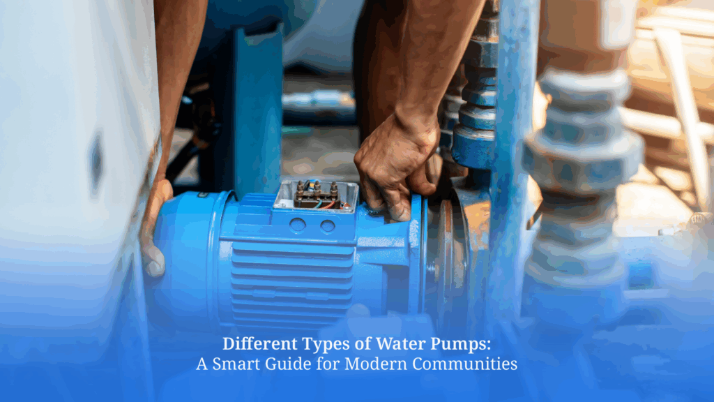 Types of Water Pumps and Their Uses in Residential Societies